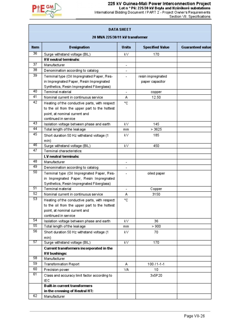 Transformer Datasheet Part 3 | PDF | Transformer | Electrical Engineering