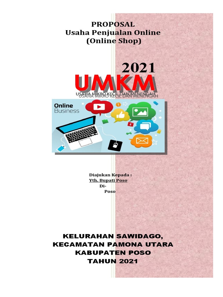 Proposal UMKM Online Shop | PDF