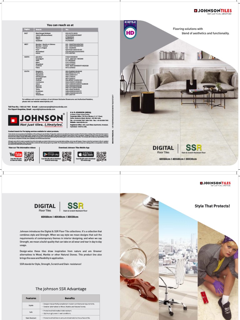 Johnson SSR 60x60cm Vijaywada Catalogue June 2017 | PDF | Qr Code | Tile