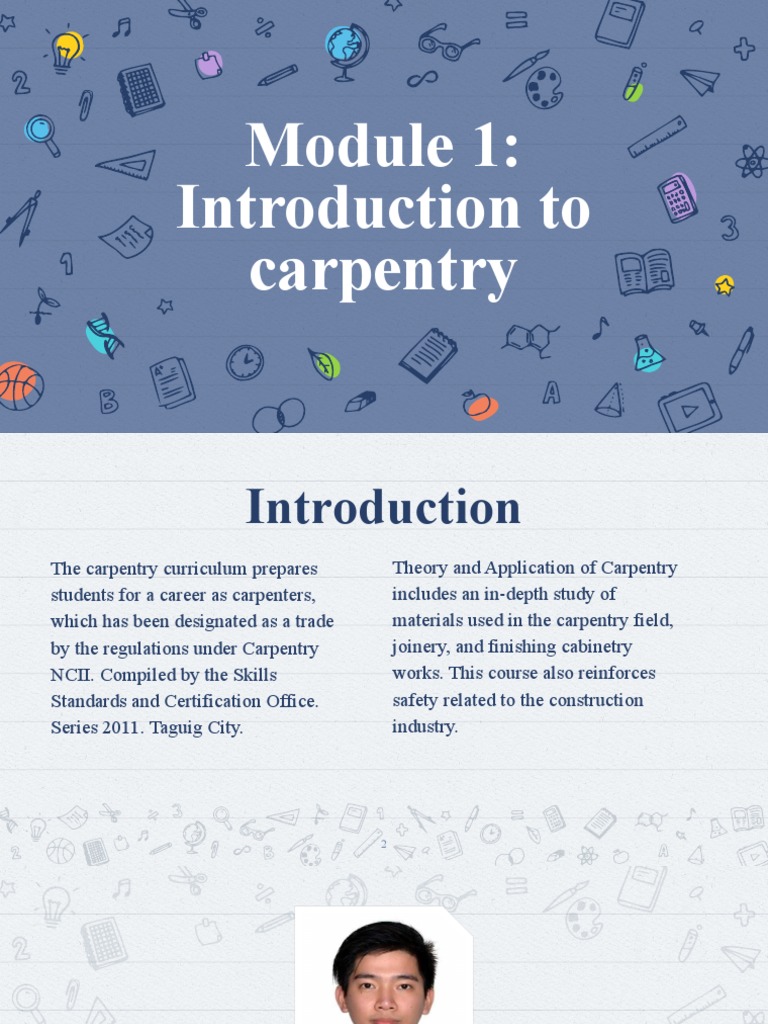 Module 1 Introduction To Carpentry | PDF | Wood | Lumber