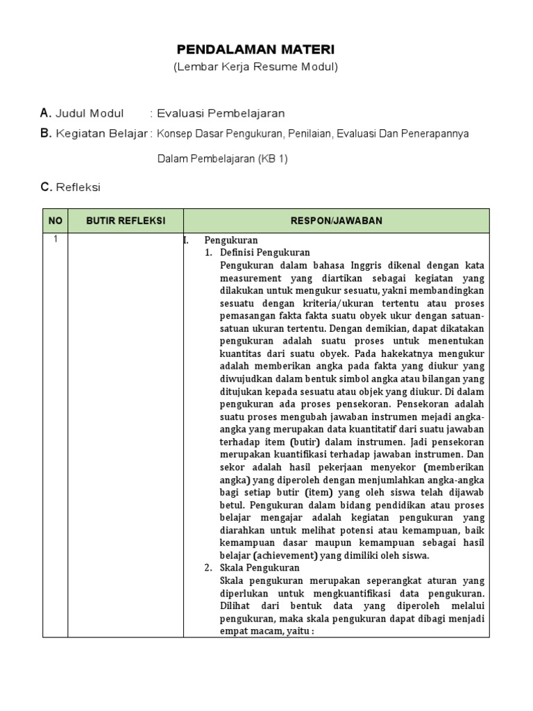 Resume KB 1 (SKL, Ki, KD, Dan Taksonomi) | PDF