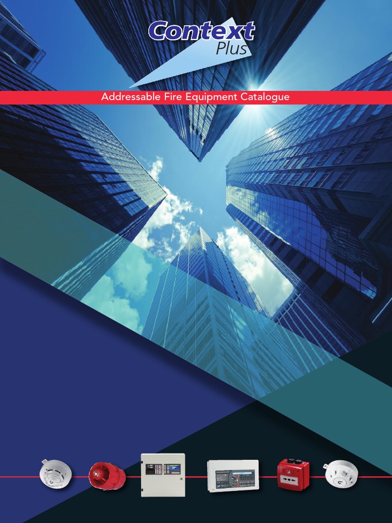 FIRE ALARM ContextPlus Addressable Catalogue 2017 | PDF | Relay | Power ...