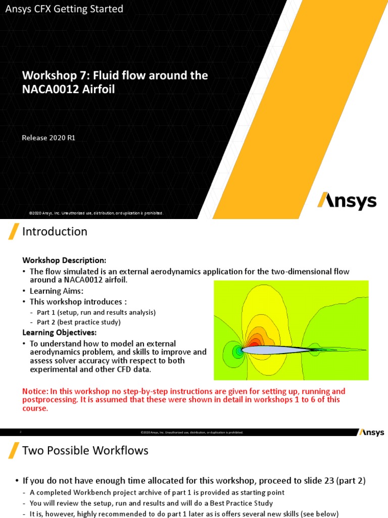 CFX Gs 2020r1 en Ws07 Naca0012 Airfoil | Descargar gratis PDF | Computational Fluid Dynamics ...