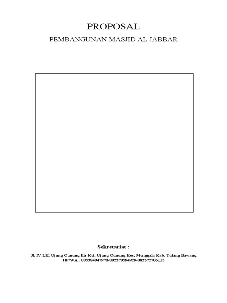 PROPOSAL Al Jabbar Diana | PDF