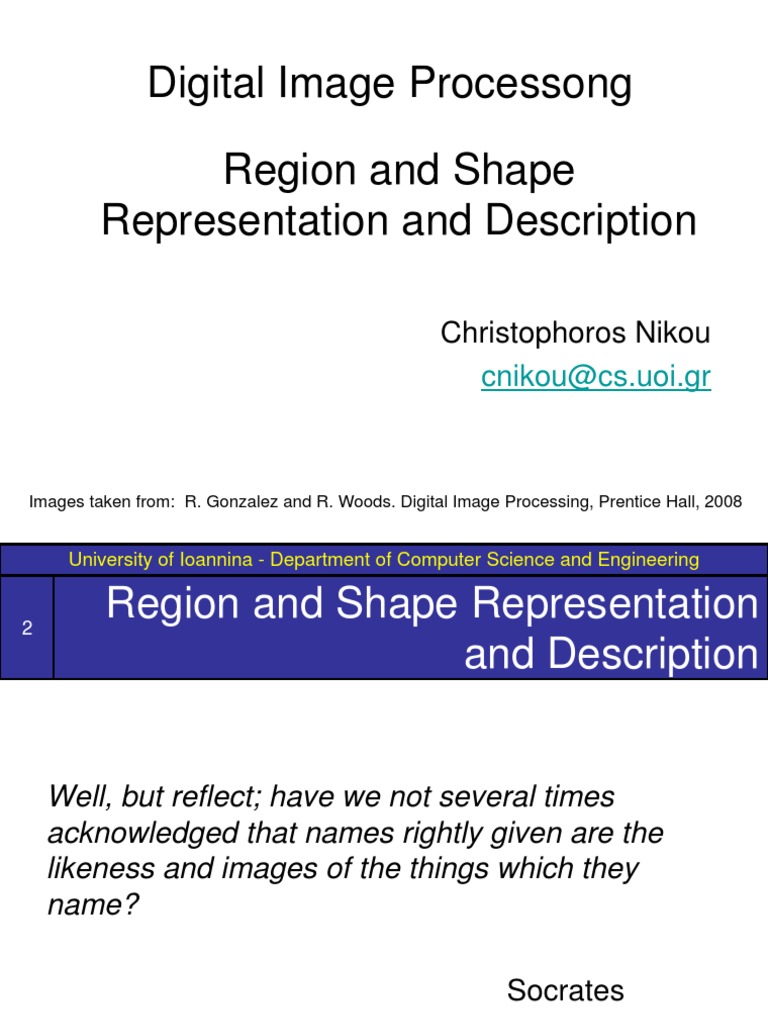 Chapter 11 Representation and Description | PDF | Eigenvalues And ...