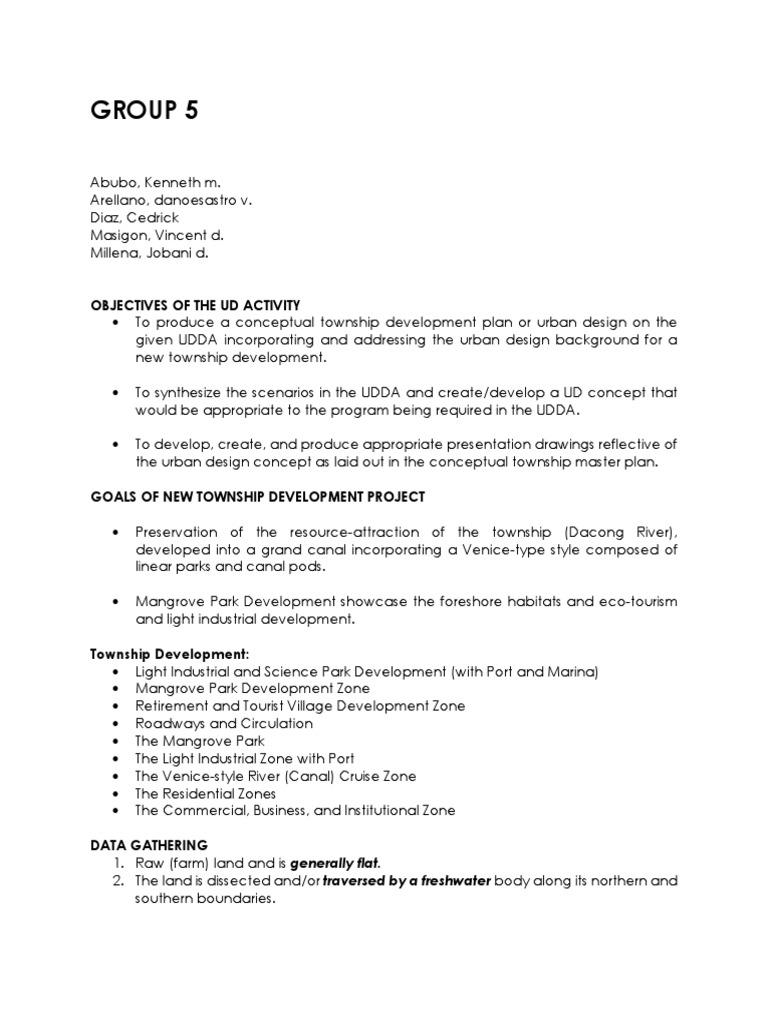 Urban Design Studio WRITTEN REPORT Project - GROUP 5 | PDF | Monsoon ...