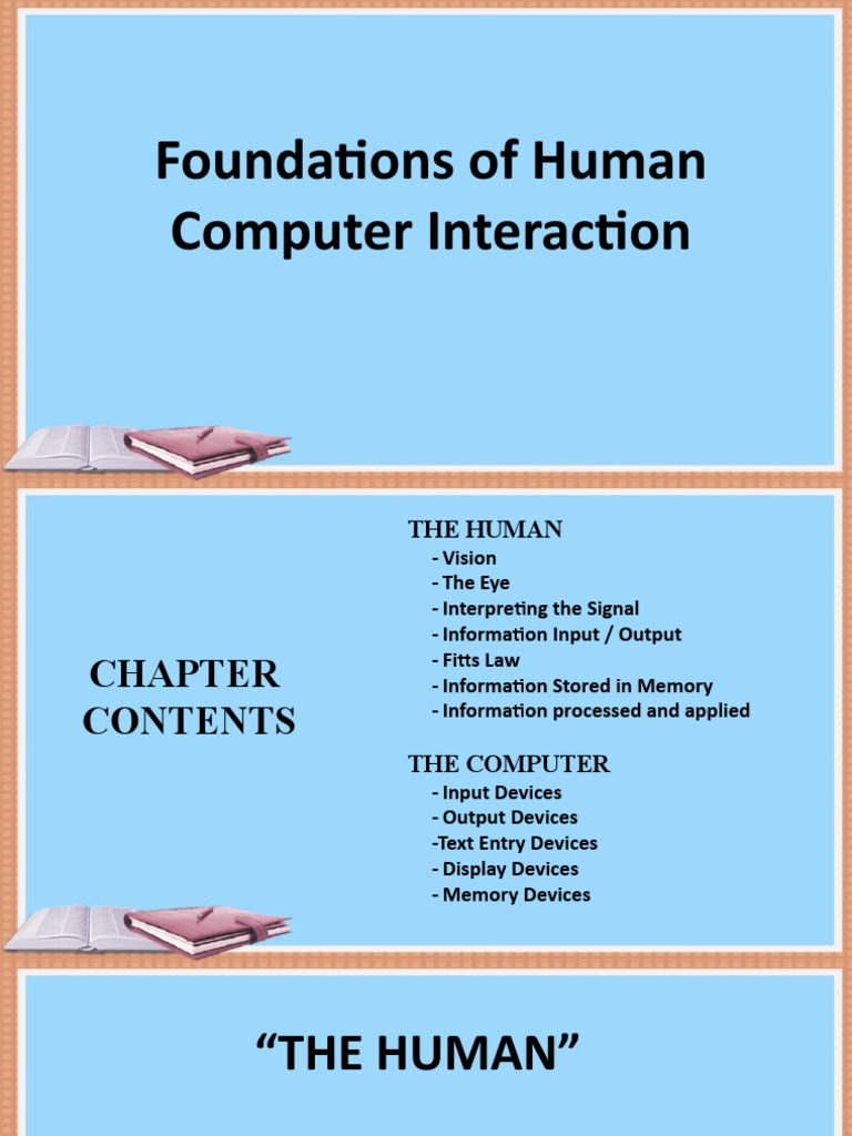 Foundations of Human Computer Interaction | PDF | Visual Perception ...