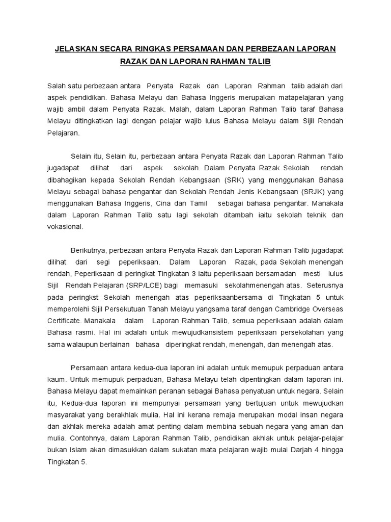 EDUP 3013 Soalan Kuliah 6 (Laporan Pendidikan) | PDF