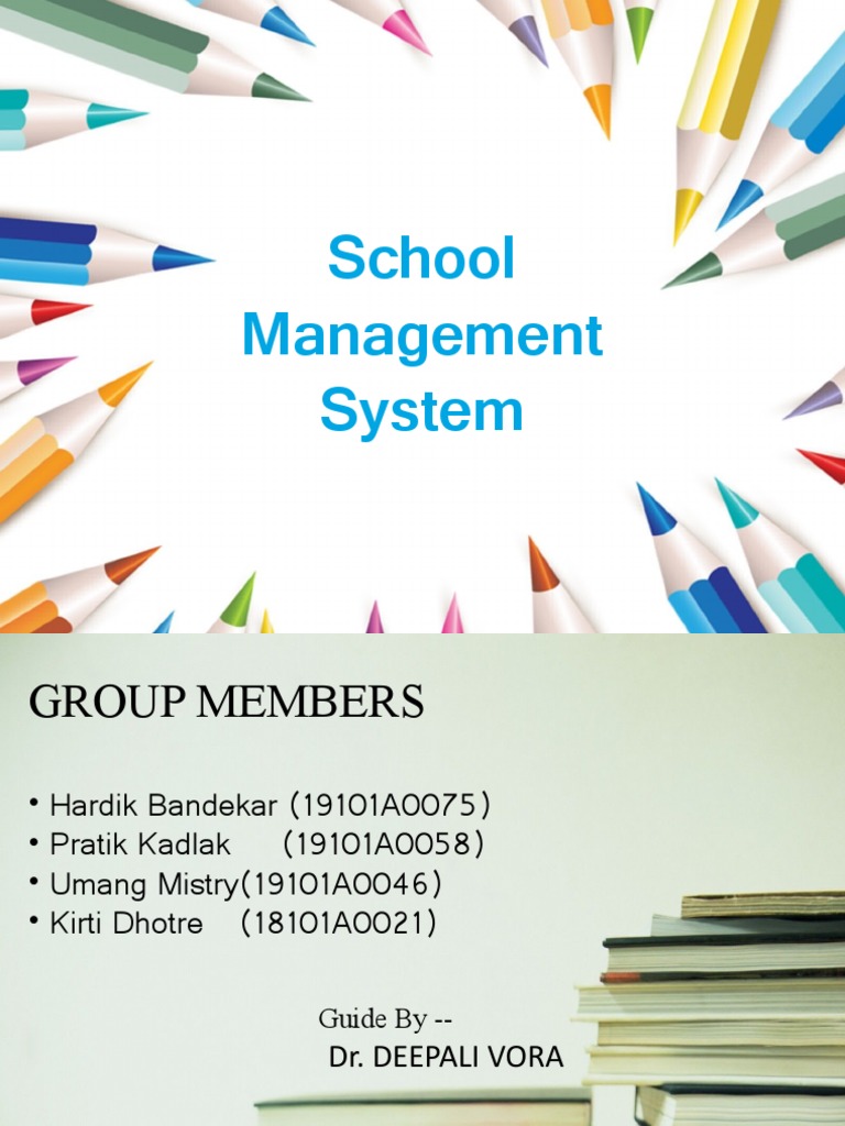 School Management System Overview | PDF | Libraries | Software