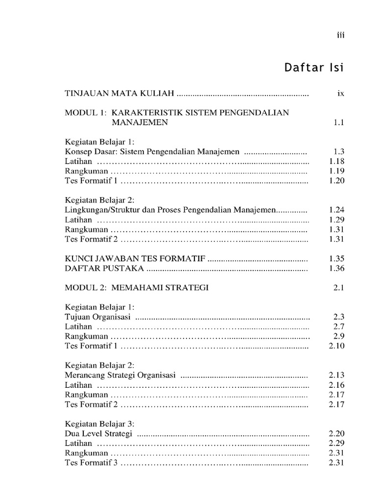 EKSI4416 Sistem Pengendalian Manajemen | PDF
