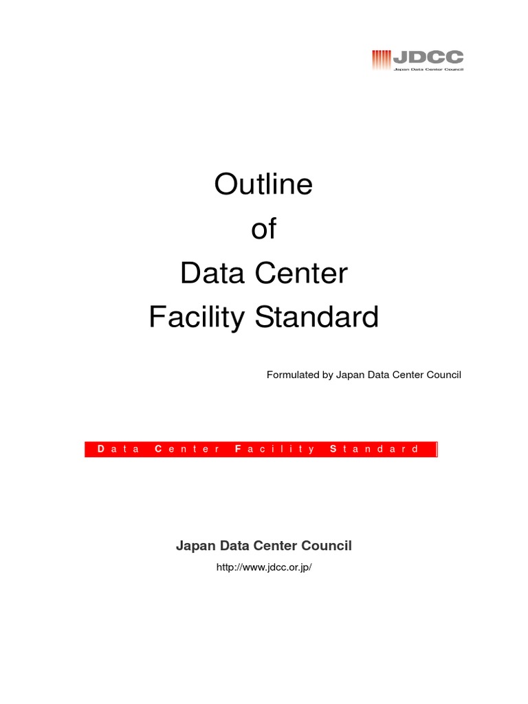 Facility Standard by JDCC | PDF | Data Center | Reliability Engineering