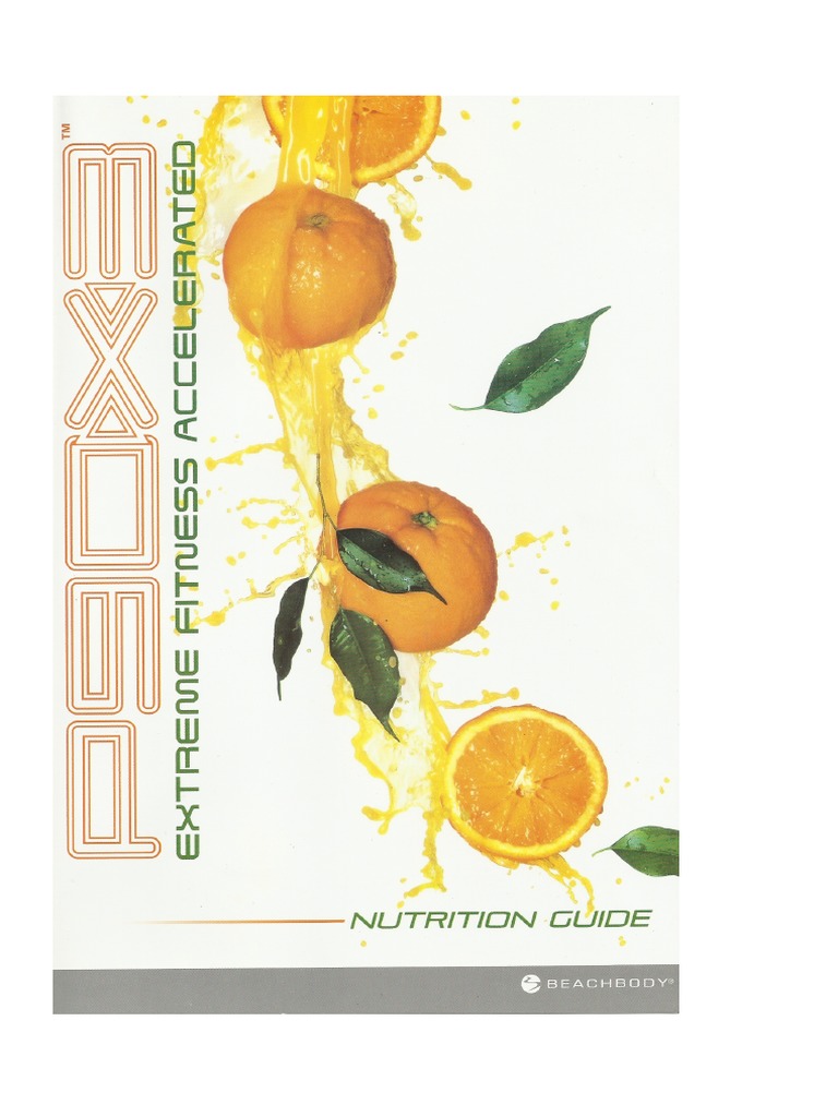 Tony Horton's P90x3 Program Diet Plan | PDF