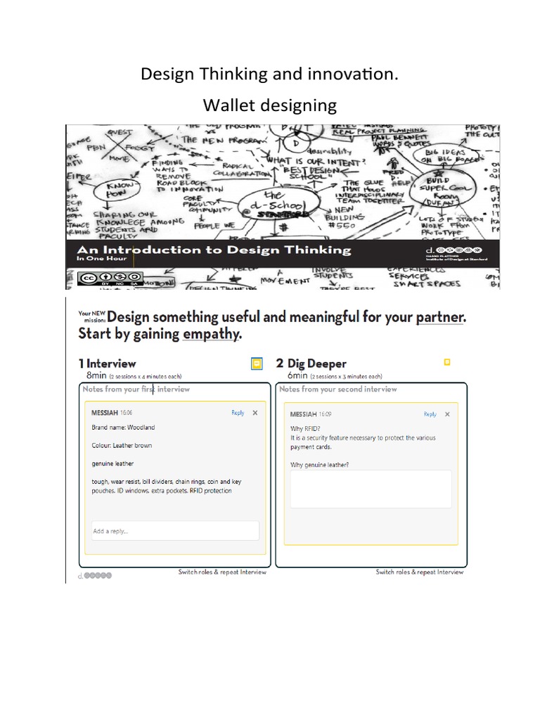 Wallet Design Thinking | PDF