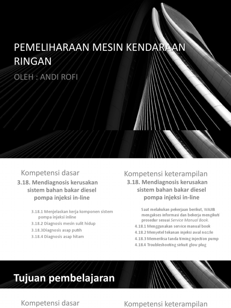 Perbandingan Pompa Injeksi Diesel | PDF