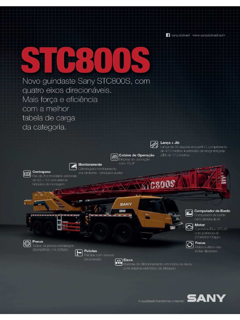 Sany STC 800S | PDF