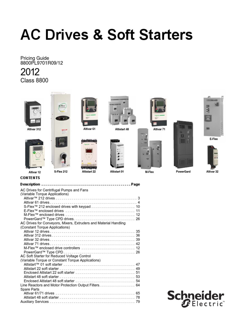 Schenider Electric AC Drives | PDF | Electrical Components | Electronics