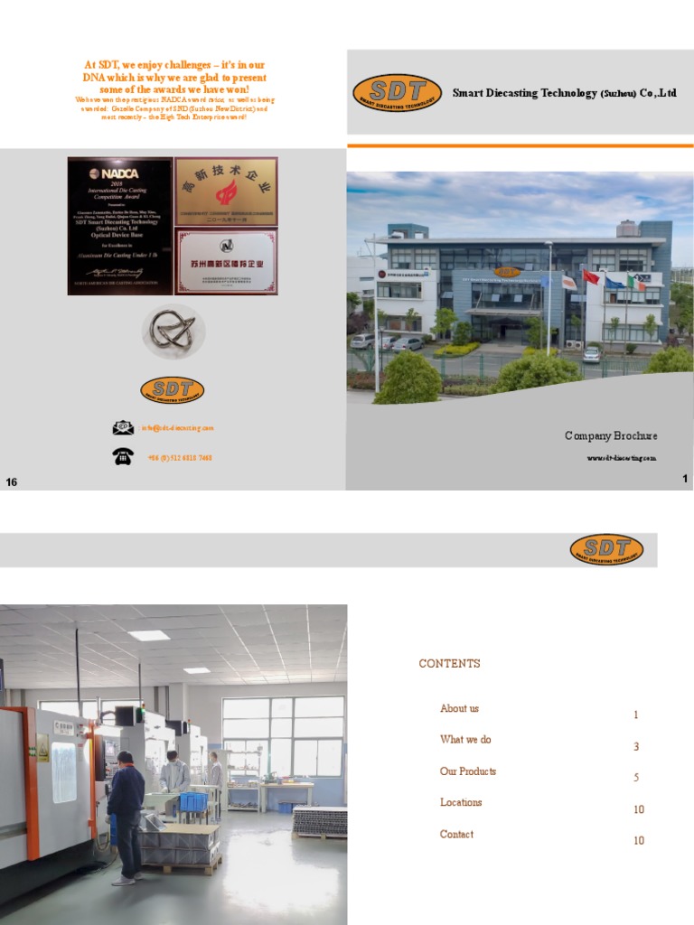SDT Brochure 2021 Compressed | PDF | Numerical Control | Foundry