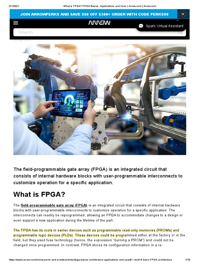 What Is Fpga Fpga Basics Applications And Uses Pdf Field Programmable Gate Array System