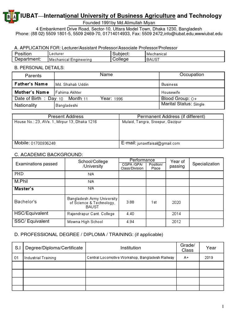 Iubat - International University of Business Agriculture and Technology ...