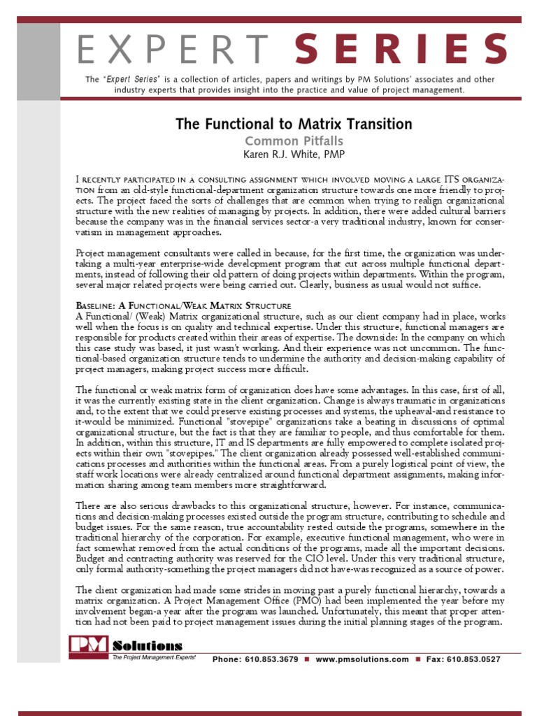 Function Matrix | PDF