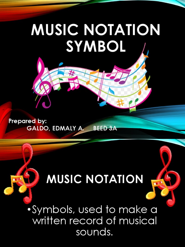 Music Notation Symbol - Galdoedmaly.beed3a | PDF | Clef | Musical Forms