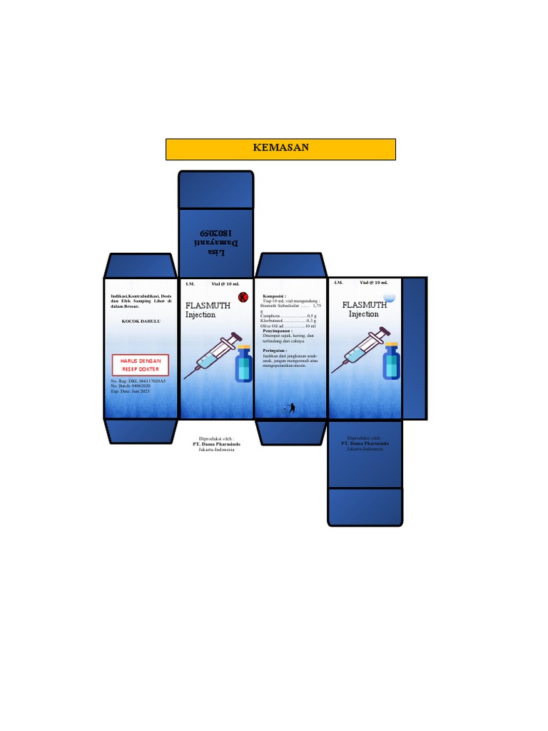 Resep 2a Injeksi Bismuth | PDF | Kesehatan Holistik