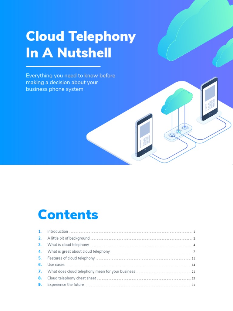 Cloud Telephony Ebook | PDF | Cloud Computing | Customer Relationship Management
