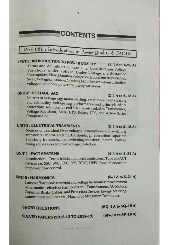 Introduction To Power Quality Pdf