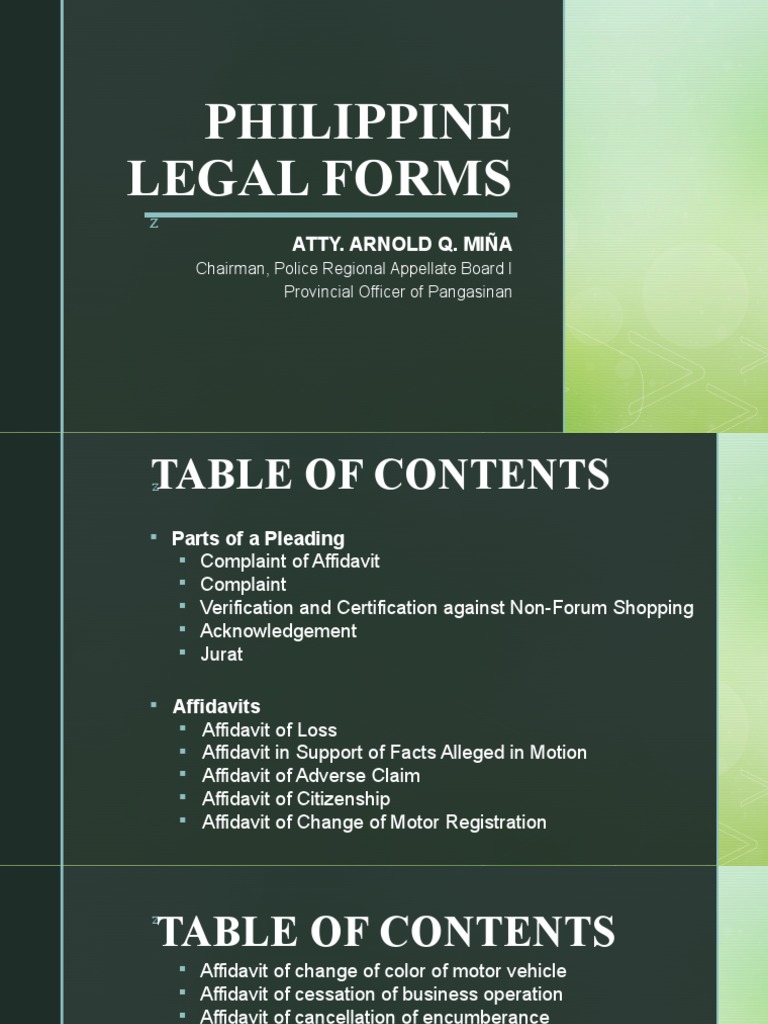 Philippine Legal Forms Compilation | PDF | Deed | Appeal