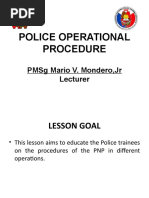 PNP Police Operational Procedure Chapter 2 | PDF | Reasonable Suspicion ...