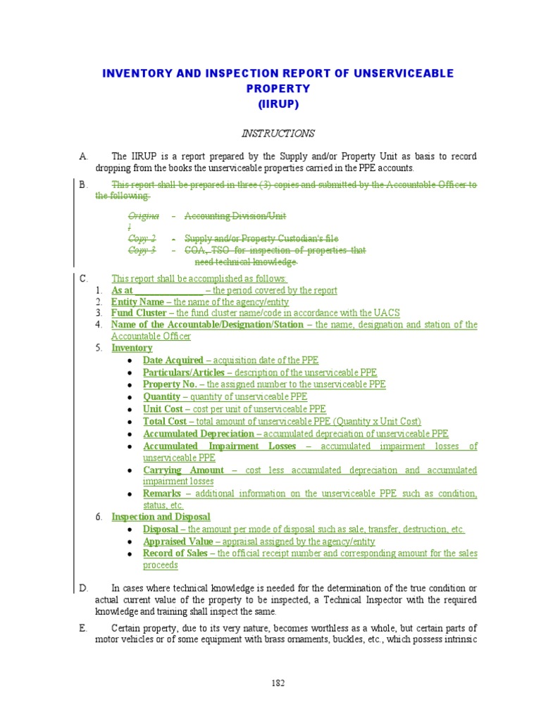 Appendix 74 - Instructions - IIRUP | PDF | Real Estate Appraisal ...