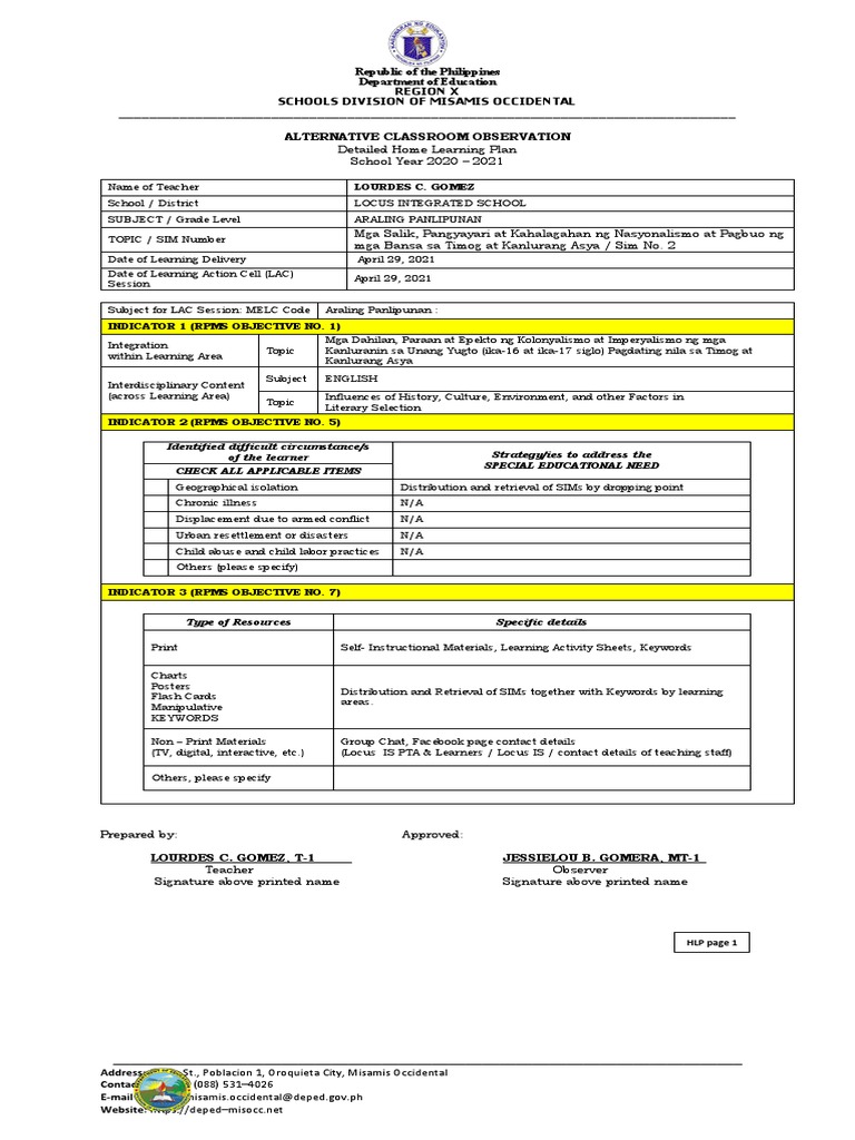 Cot 2 | PDF | Human Nature | Communication