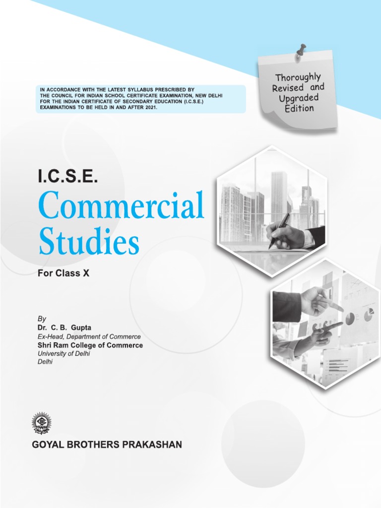 Commercial Studies Class 10 | PDF