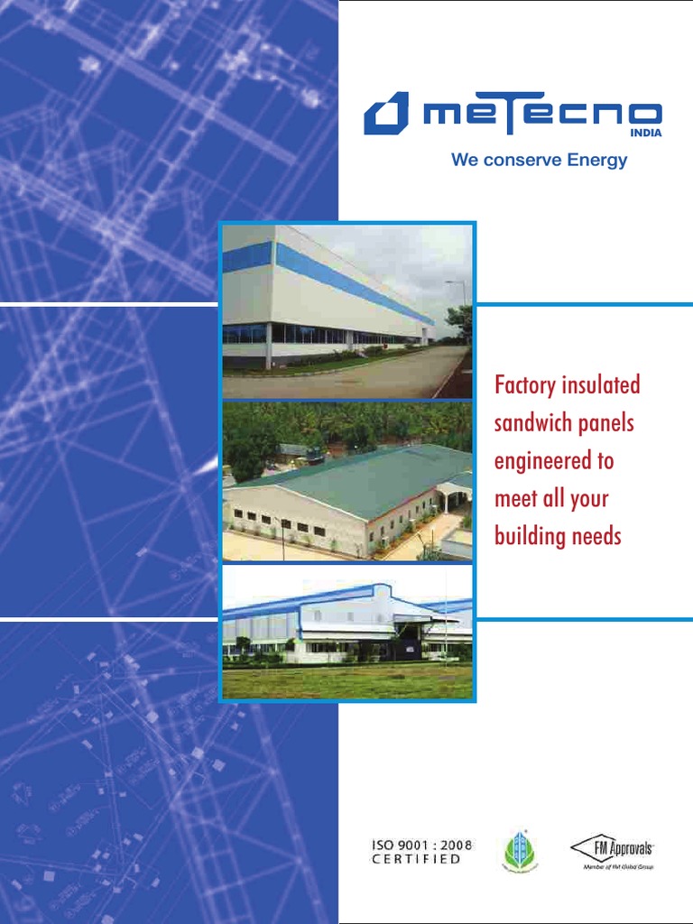 Metecno India Catalogue | PDF | Building Insulation | Roof