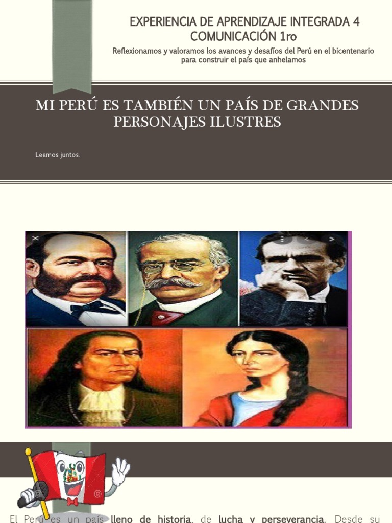 Personajes Del Perú | PDF | Perú | Poesía
