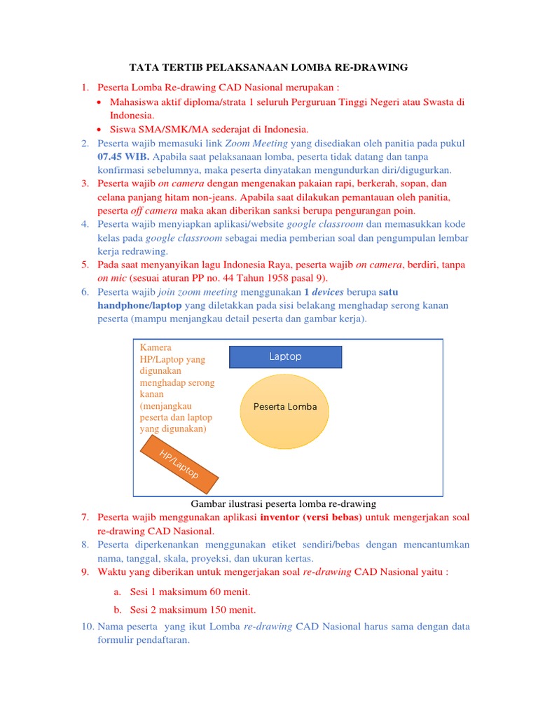 CAD Re-Drawing Competition Rules | PDF