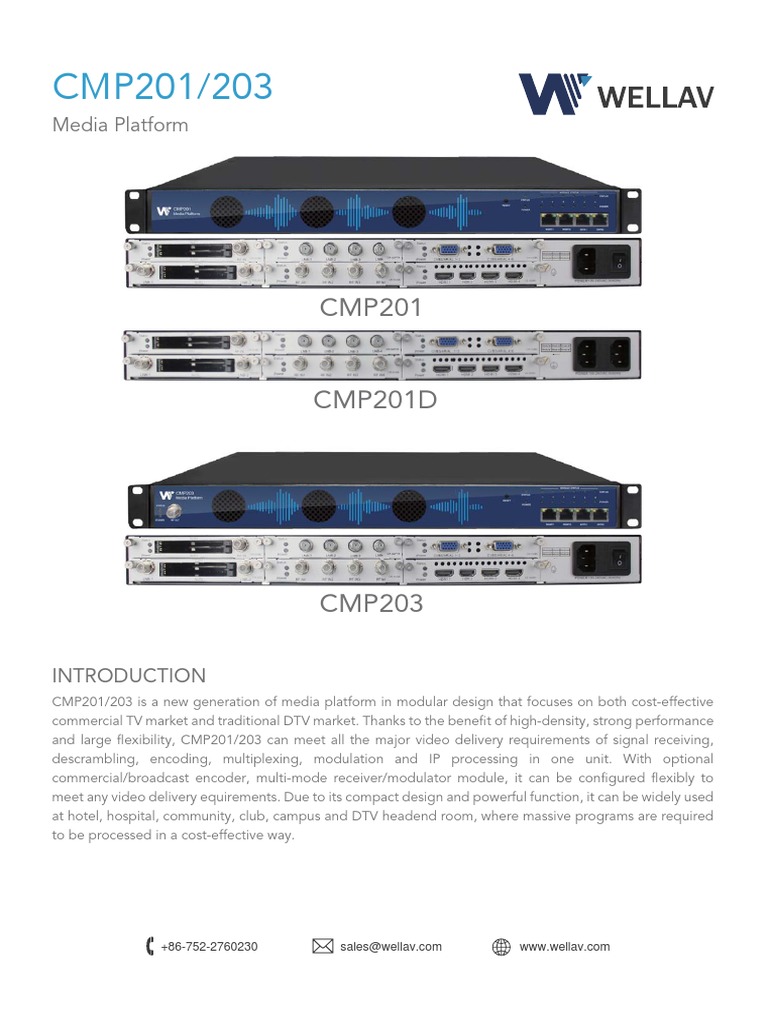 CMP 203 Brosur | PDF | Bit Rate | Hdmi