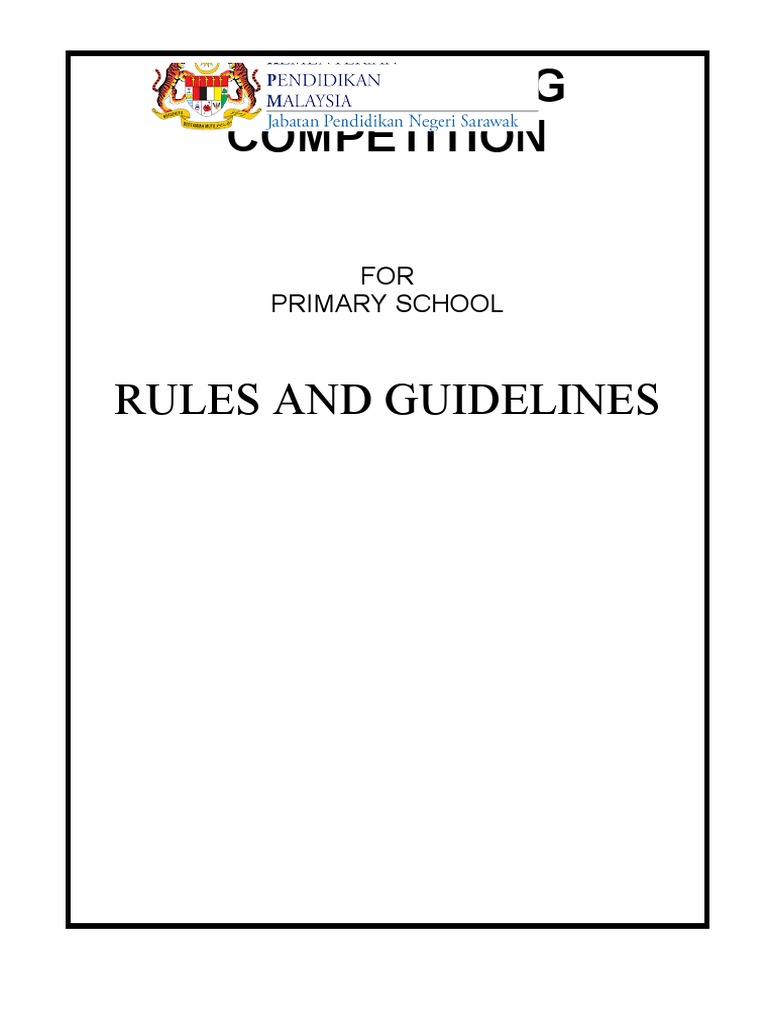Storytelling Competition: Rules and Guidelines | PDF | Storytelling