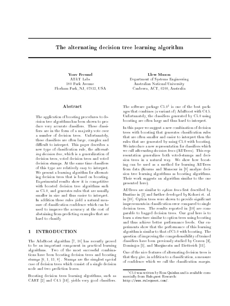 A Survey of Decision Tree Classifier Methodology | Download Free PDF | Algorithms And Data ...