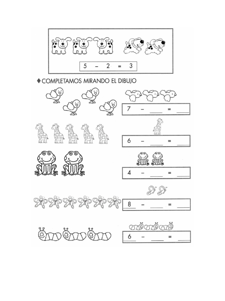 Sumas y Restas Con Apoyo Grafico | PDF