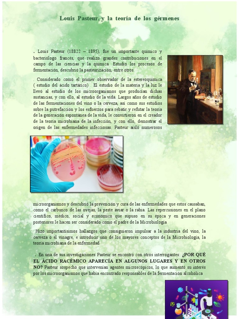 Actividad Louis Pasteur | PDF