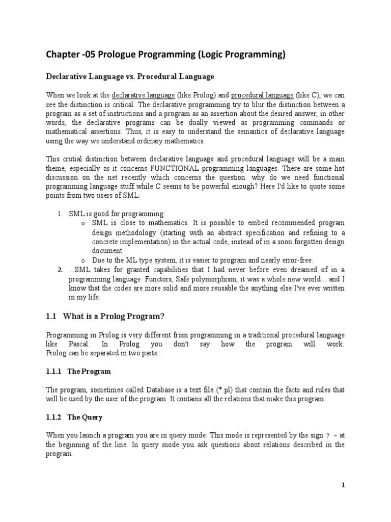 Logic Chapter05 Logic Programming | Descargar gratis PDF | Computer ... Logic Chapter05 Logic Programming | Descargar gratis PDF | Computer ...