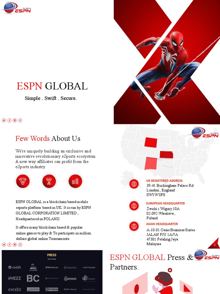 ESPN GLOBAL MARKETING PRESENTATION V 3.0 PDF | PDF | Cryptocurrency ...