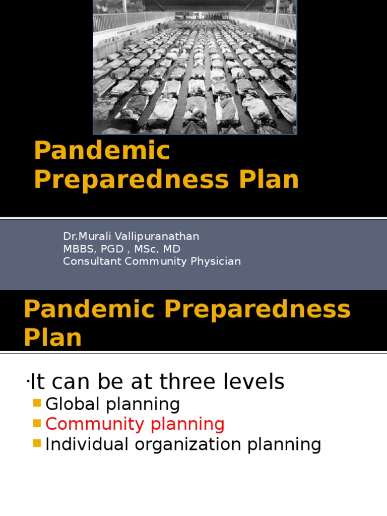 Pandemic Preparedness Plan | PDF | Influenza Pandemic | Influenza A ...