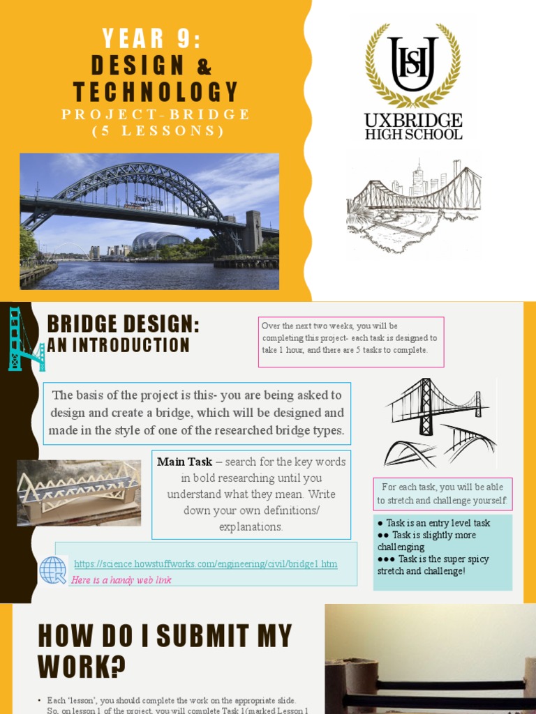 Grade 9 Bridge Design Project Guide | PDF | Bridge | Beam (Structure)