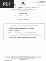 CSEC Math Paper 1 2020 | PDF