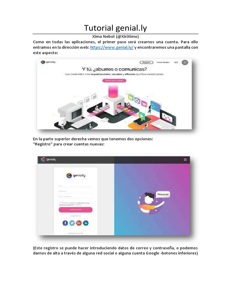 Tutorial Genially | PDF | Software | Informática