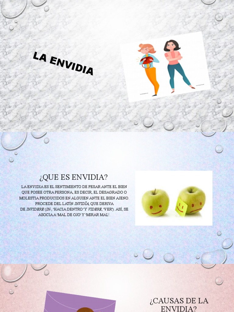 Envidia: Causas, Ventajas y Desventajas | PDF