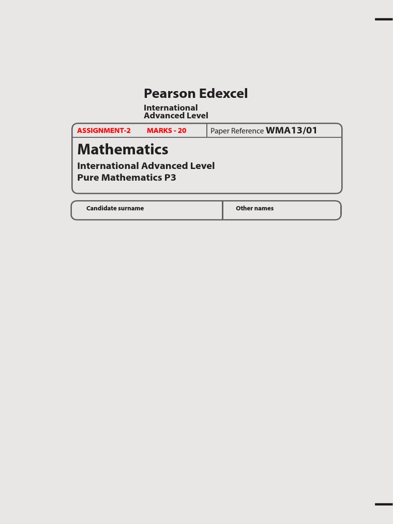 Ial P3 Assignment-2 | PDF | Mathematical Concepts | Analysis