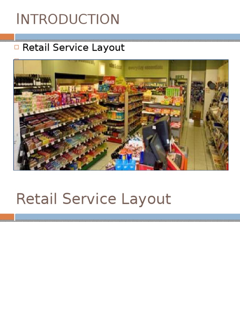 Retail Service Layout | PDF